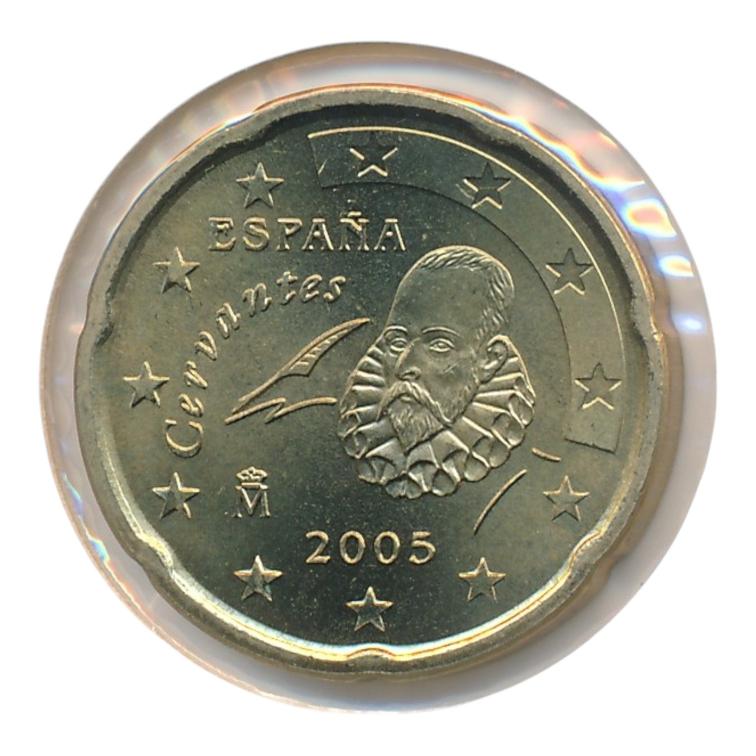 Spanje 20 eurocent 2005