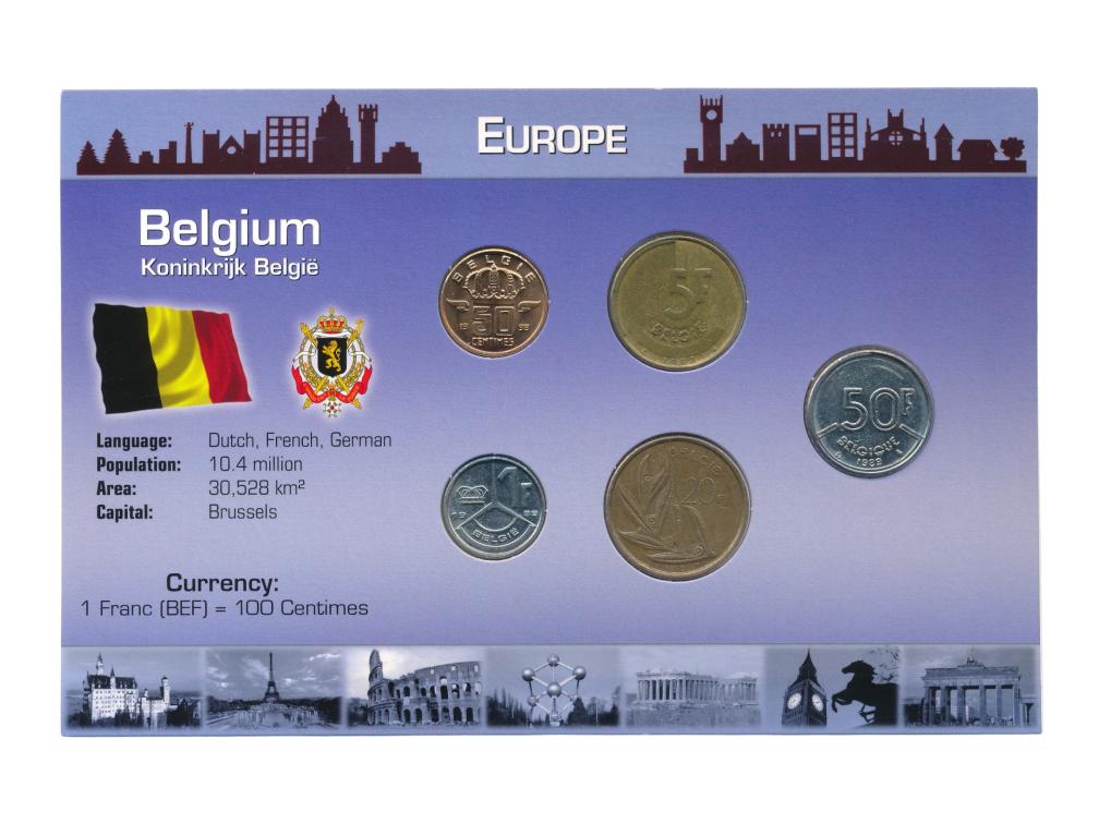 België Muntset Franc/Centimes